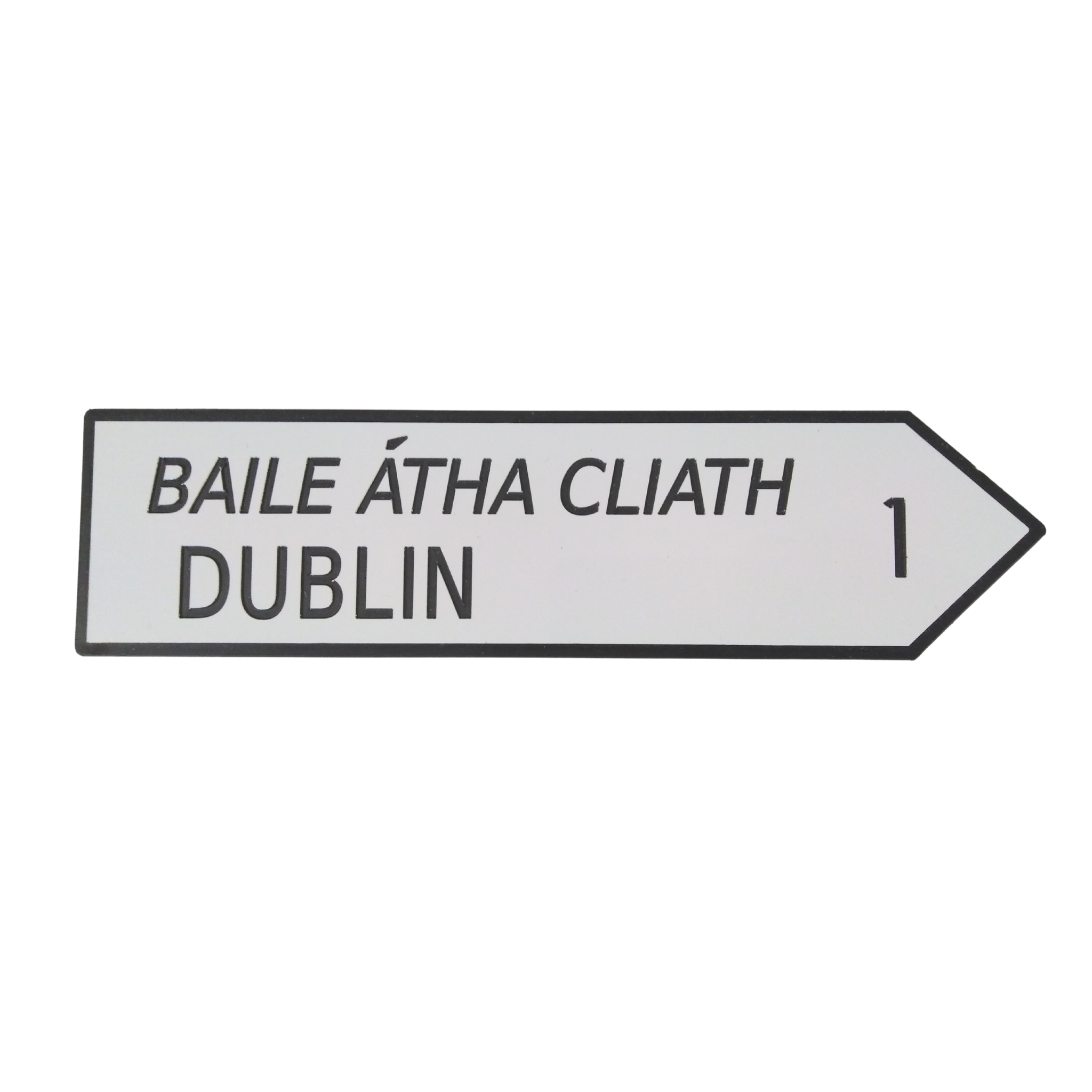 Classic Irish Road Sign - Dublin – housenumbers.ie