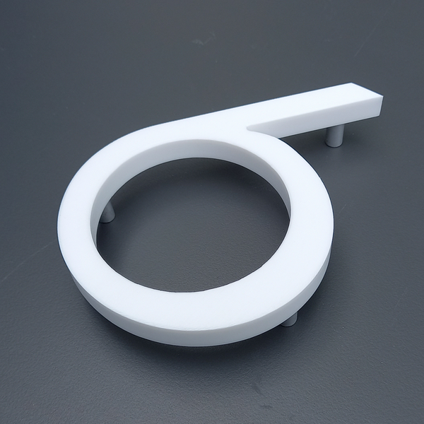 Corian Floating House Numbers (150mm high) – housenumbers.ie